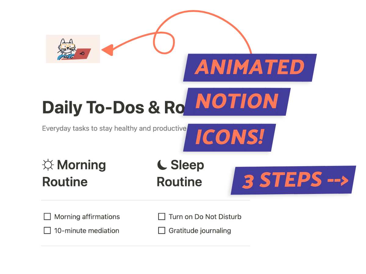 Animated Notion Icons? Here’s How To Get Them - Focused Bee