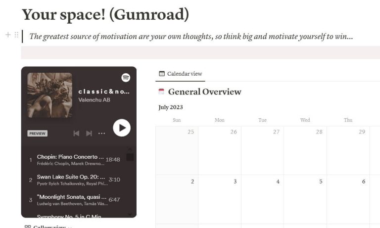 Get Inspired With These Top 10 Aesthetic Notion Calendar Templates ...