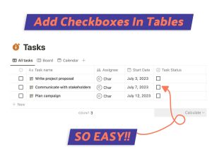 How To Add Checkbox In Notion Table - 5 Seriously Easy Steps - Focused Bee