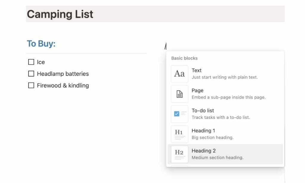 Notion Blocks Side By Side (Do It In 4 Steps) - Focused Bee