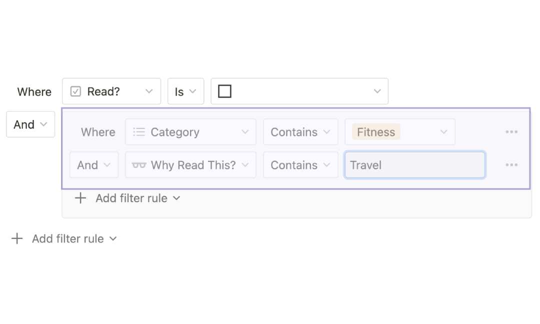 Use Notion Advanced Filters To Level Up Your Workspace - Focused Bee