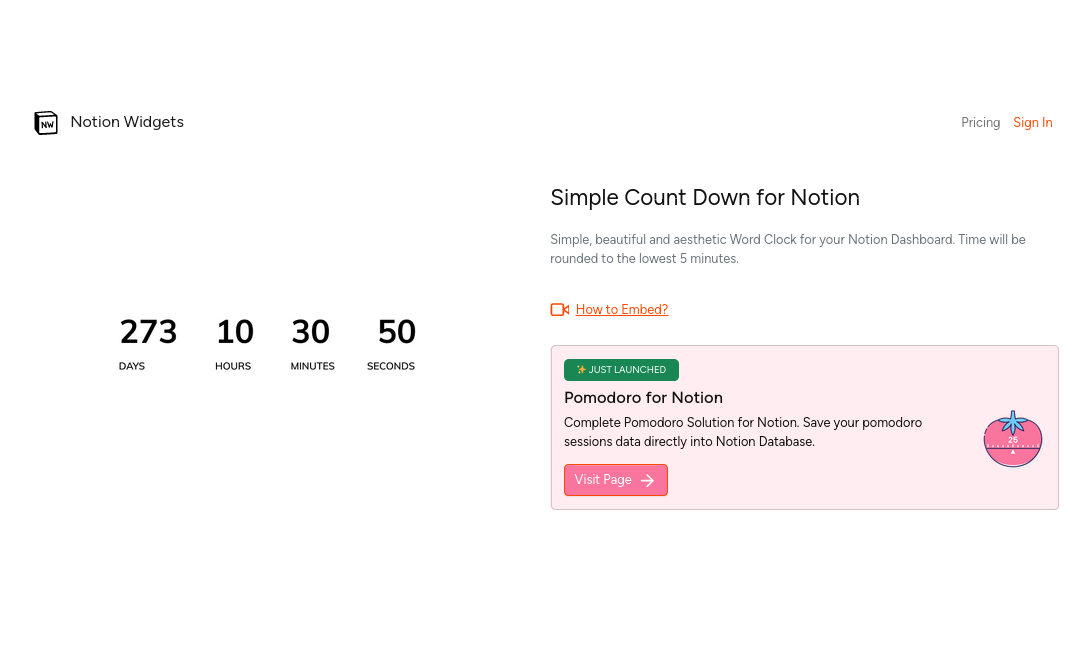 Best Notion Countdown Widget & Notion Countdown Formula Alternatives - Focused Bee