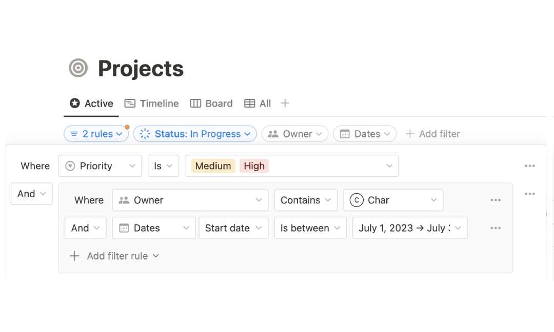 Use Notion Advanced Filters To Level Up Your Workspace Focused Bee