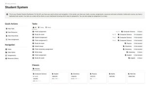 5 Notion Class Schedule Templates Saving Students Every Time - Focused Bee