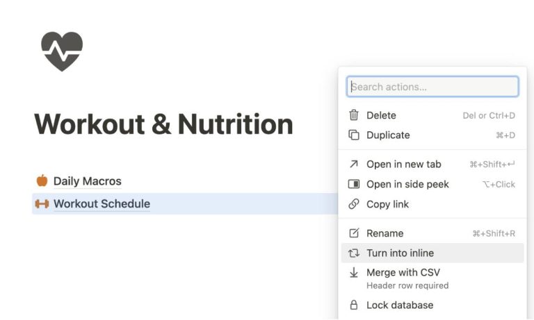 Notion Full Page Database to Inline Database In 6 Steps - Focused Bee